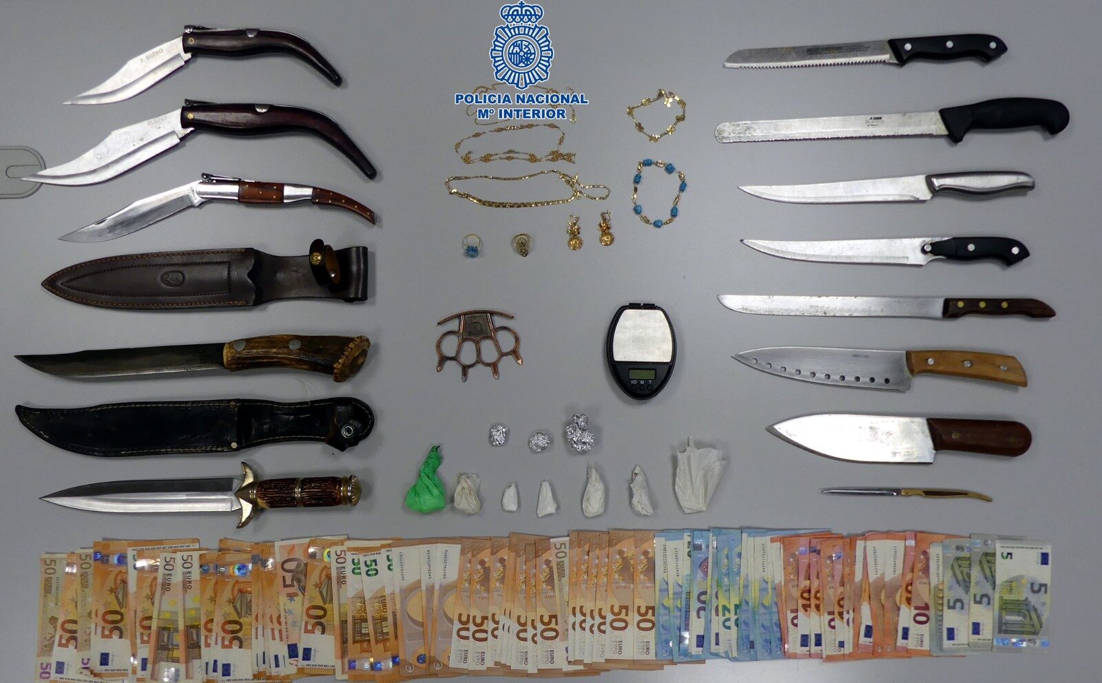 Operación 'Chofer-Paper’s' contra el tráfico de drogas en Andújar