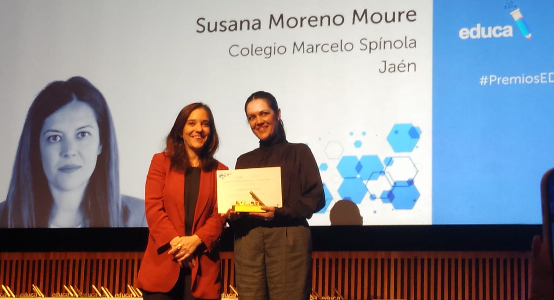 Susana Moreno, entre las diez mejores docentes de España