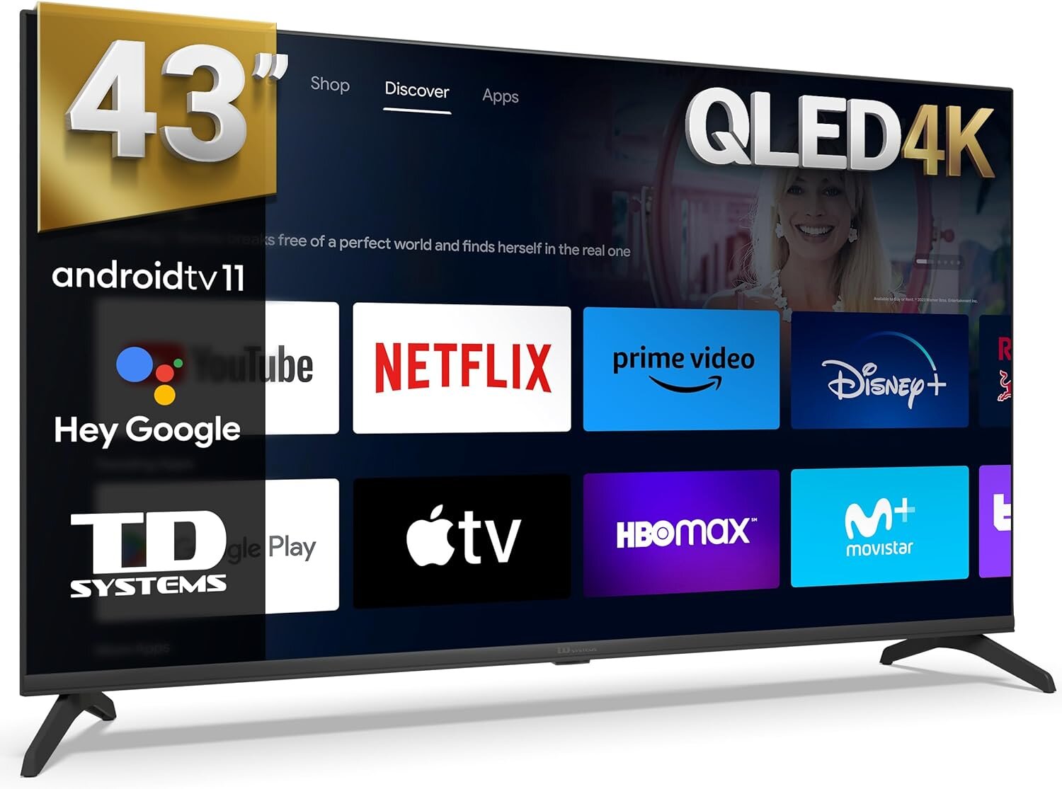 TD Systems Smart TV 43 Pulgadas QLED 4K Opiniones