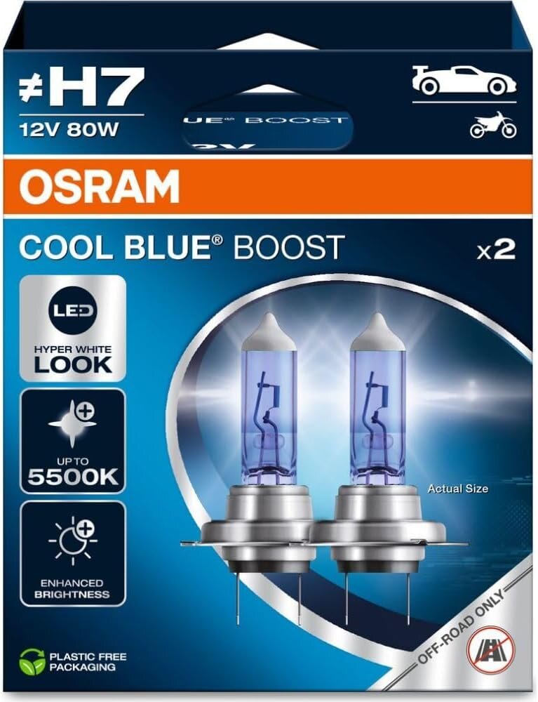 OSRAM COOL BLUE BOOST H7: La Guía Definitiva de Iluminación Para Tu ...