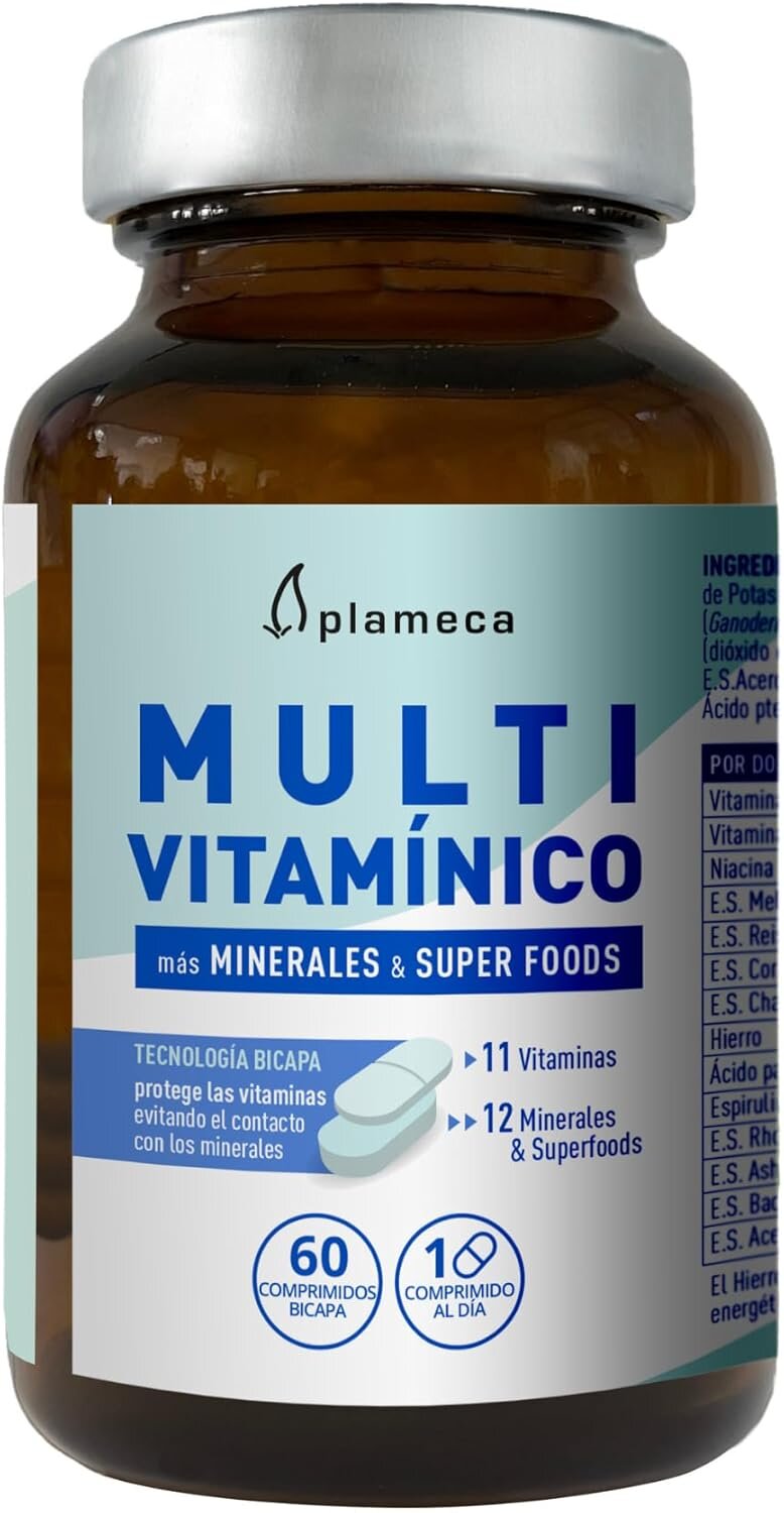 Los mejores multivitamínicos completos con vitaminas y minerales esenciales