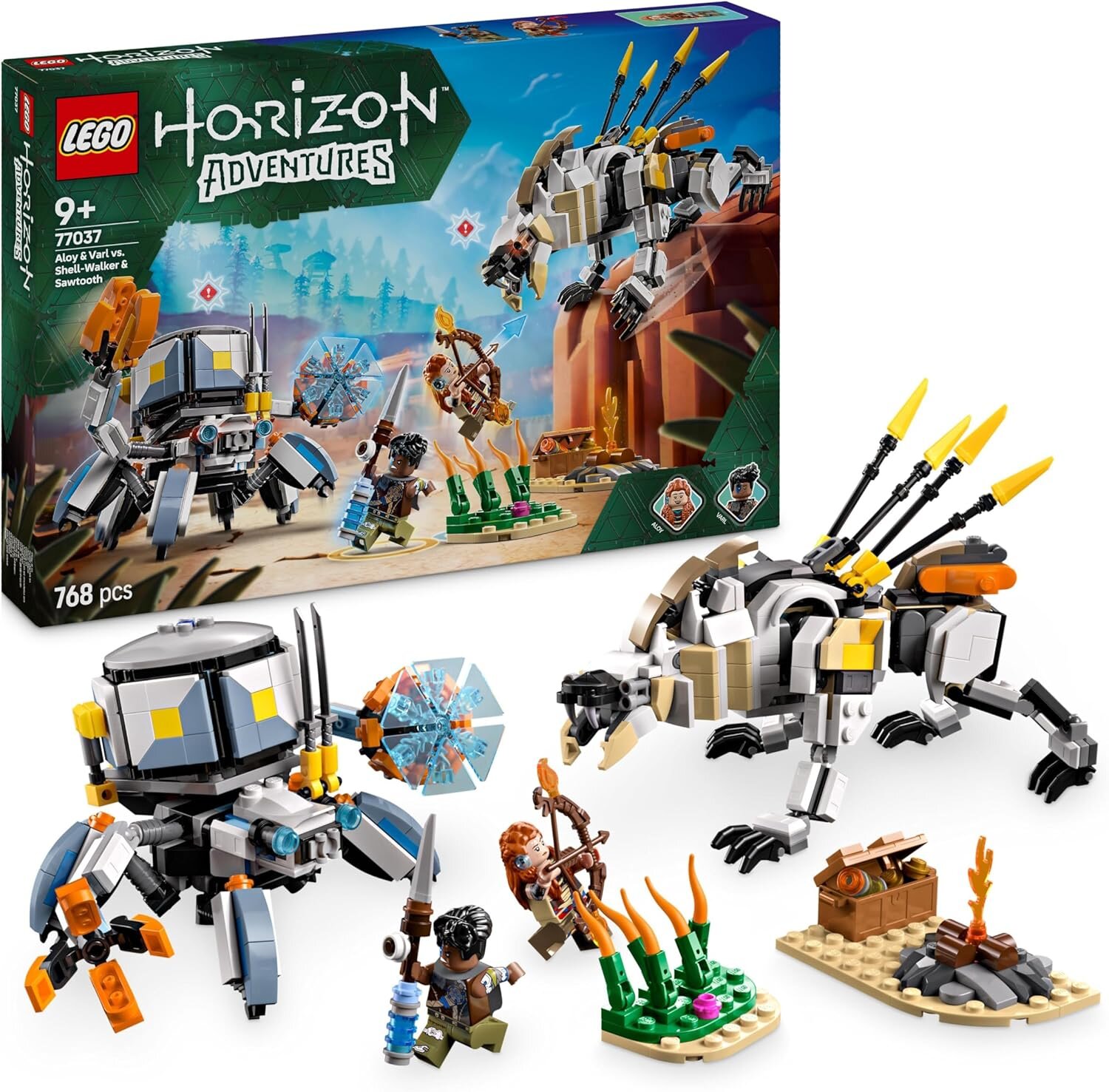 LEGO Horizon Adventures Aloy y Varl vs. Cangrejo y Dientes Serrados ...