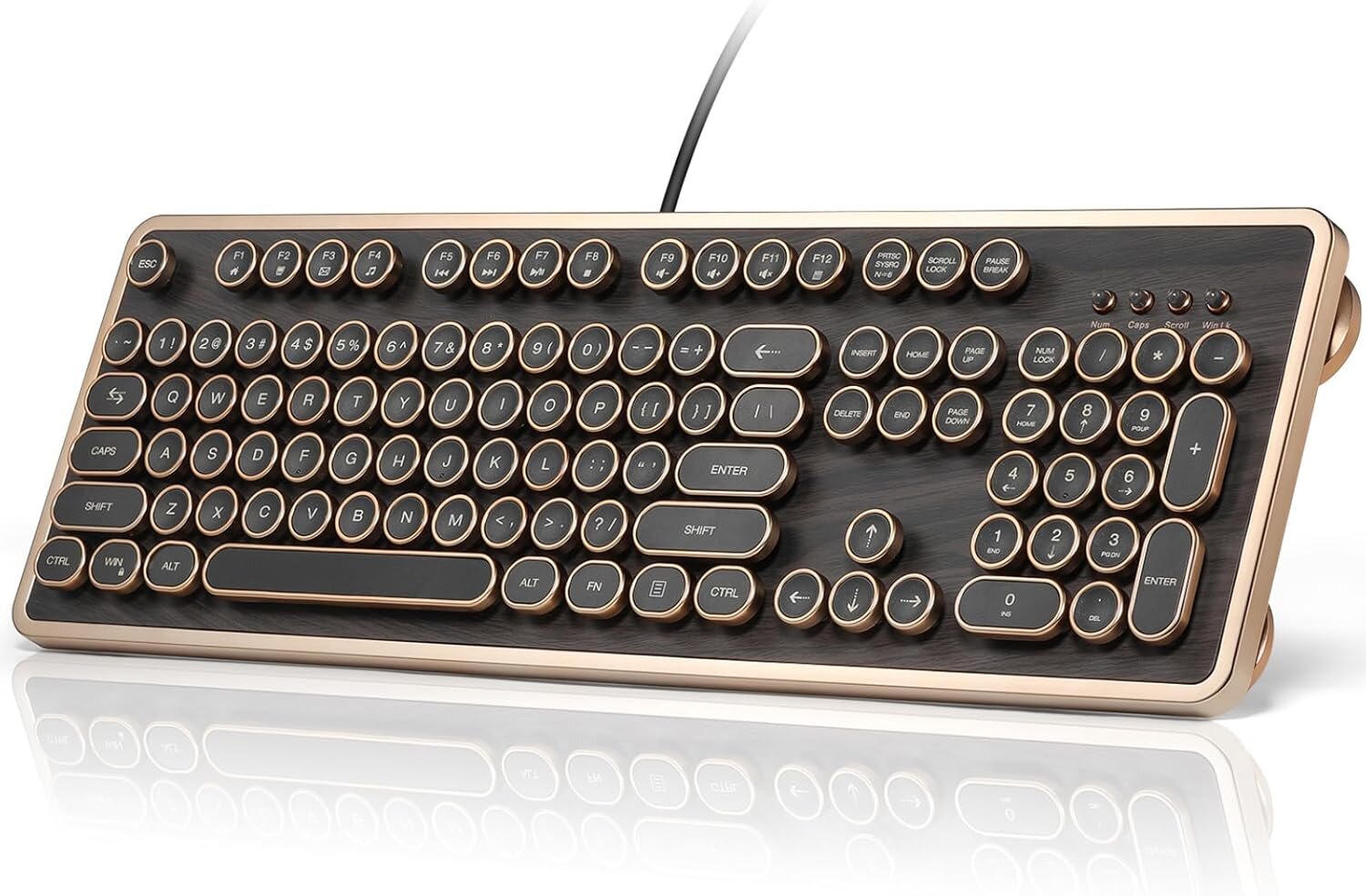 GLENCREAG RK104: ofertas y opiniones de usuarios | Teclado mecánico retro